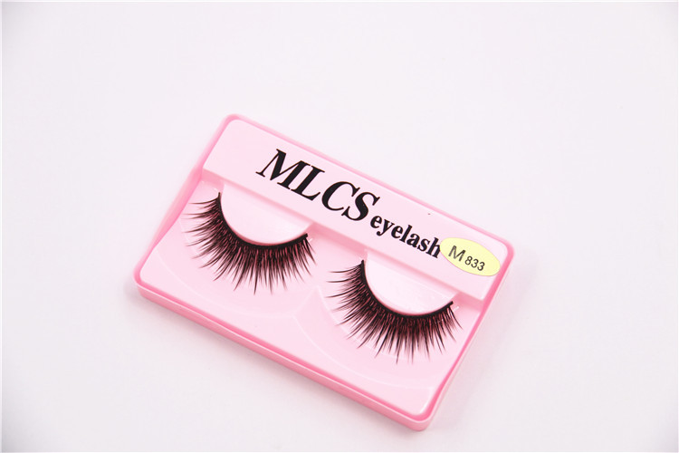 M833 魅力传说多层立体自然纤长款睫毛 纯手工高档纤维假睫毛-阿里巴巴