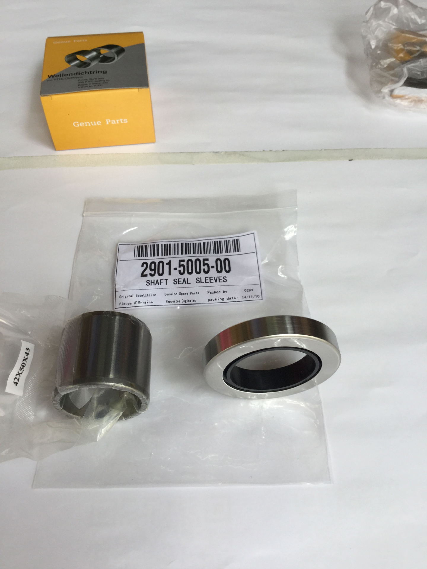 广东空压机配件密封批发PTFE不锈钢 油封轴套2901500500-阿里巴巴