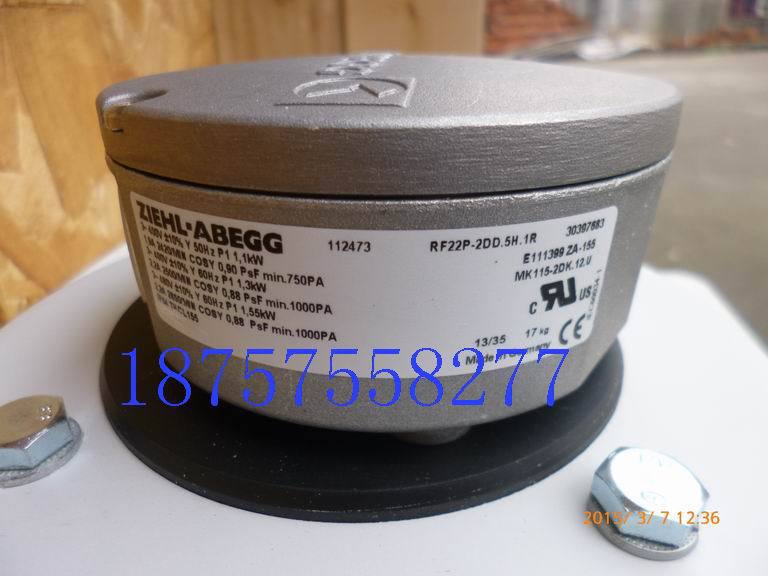 全新德国Ziehl-Abegg散热风机 RF22P-2DD.5H.1R 轴流高压风扇-阿里巴巴