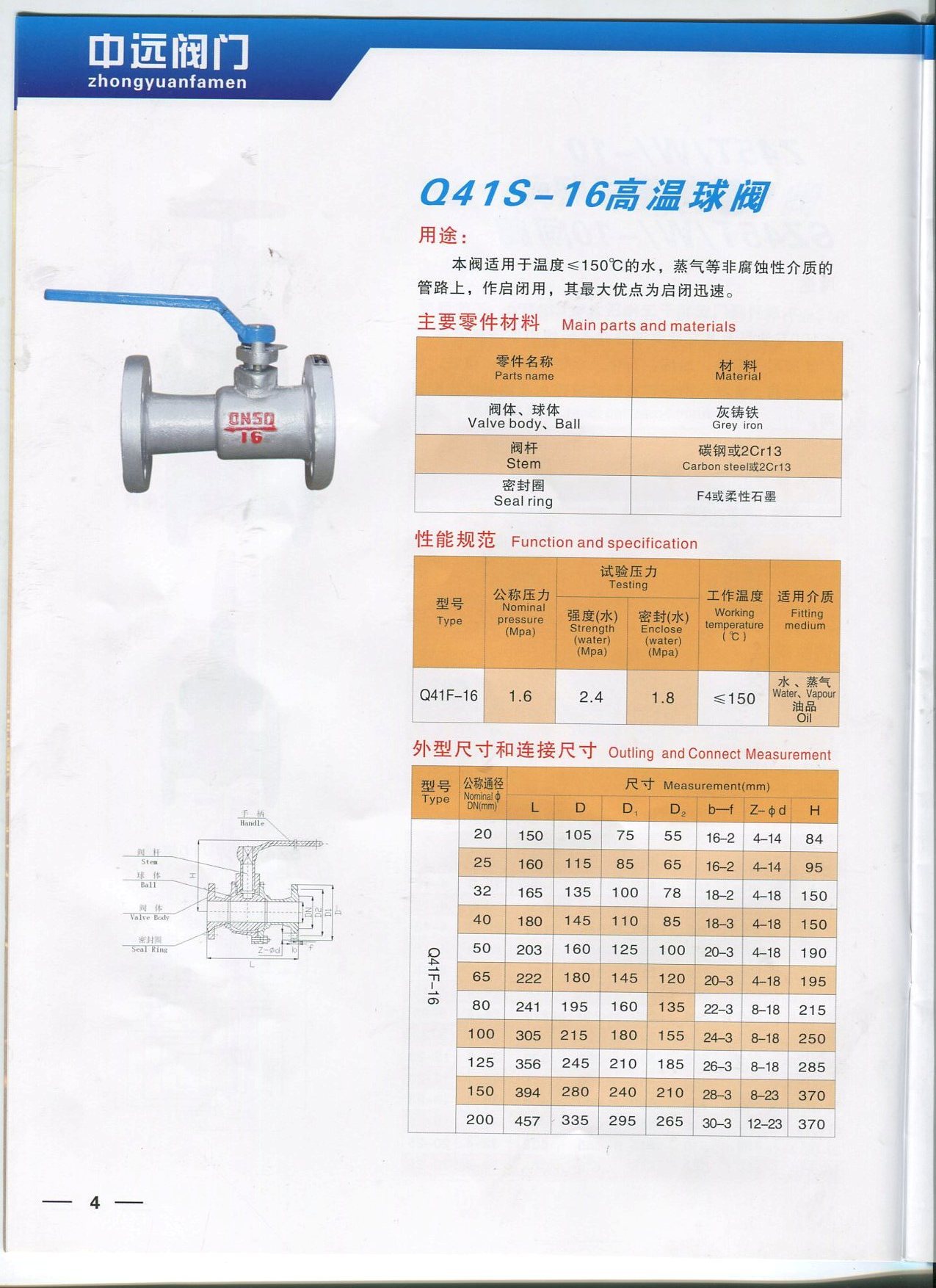 厂家直销 正品保障 Q41S-16高温球阀 - 阀批发网