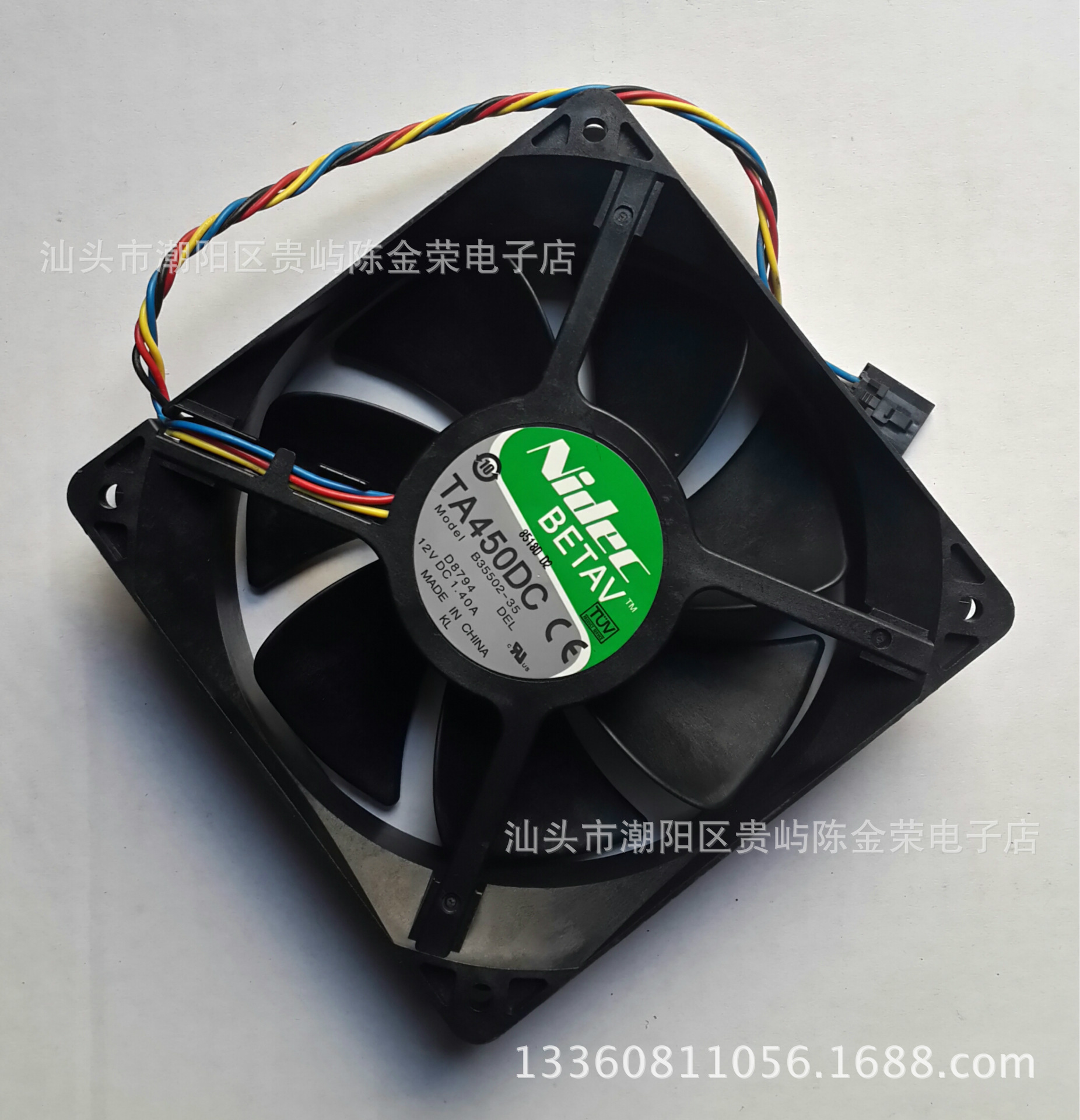 尼迪克NIDEC TA450DC B35502-35 12038 12V 1.40A 轴流风扇-阿里巴巴