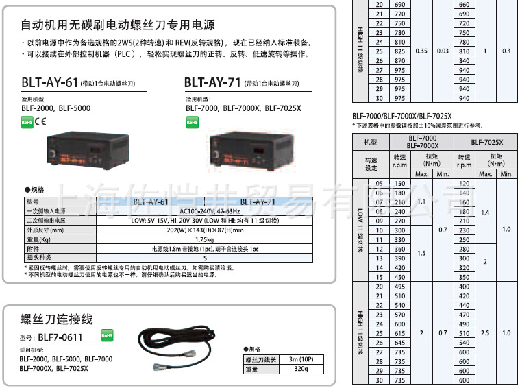 日本原装 HIOS/好握速 BLFR-5000 自动机用无碳刷电批 电动起子-阿里巴巴