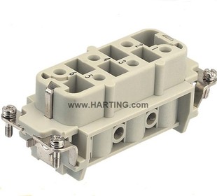 德国 harting/浩亭/哈丁 重载连接器 09310062701 HAN 6 HSB-F-S-阿里巴巴