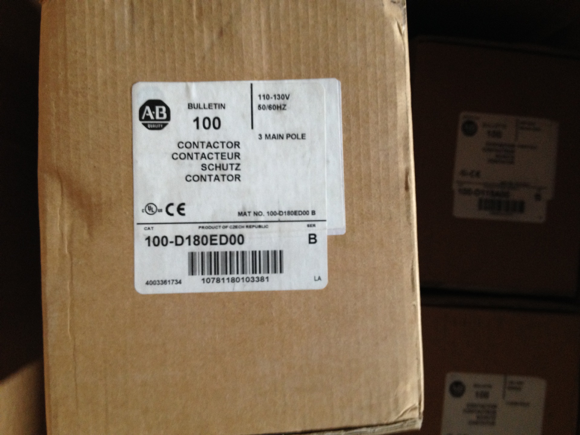 Allen-Bradley 100-D180 100-D180D00 接触器现货 AC110V-阿里巴巴