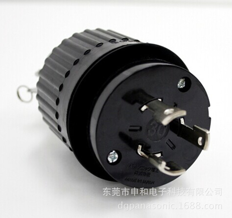 Panasonic松下防水工业插头WF8331/WF2331B美标公母插座30A250V-阿里巴巴