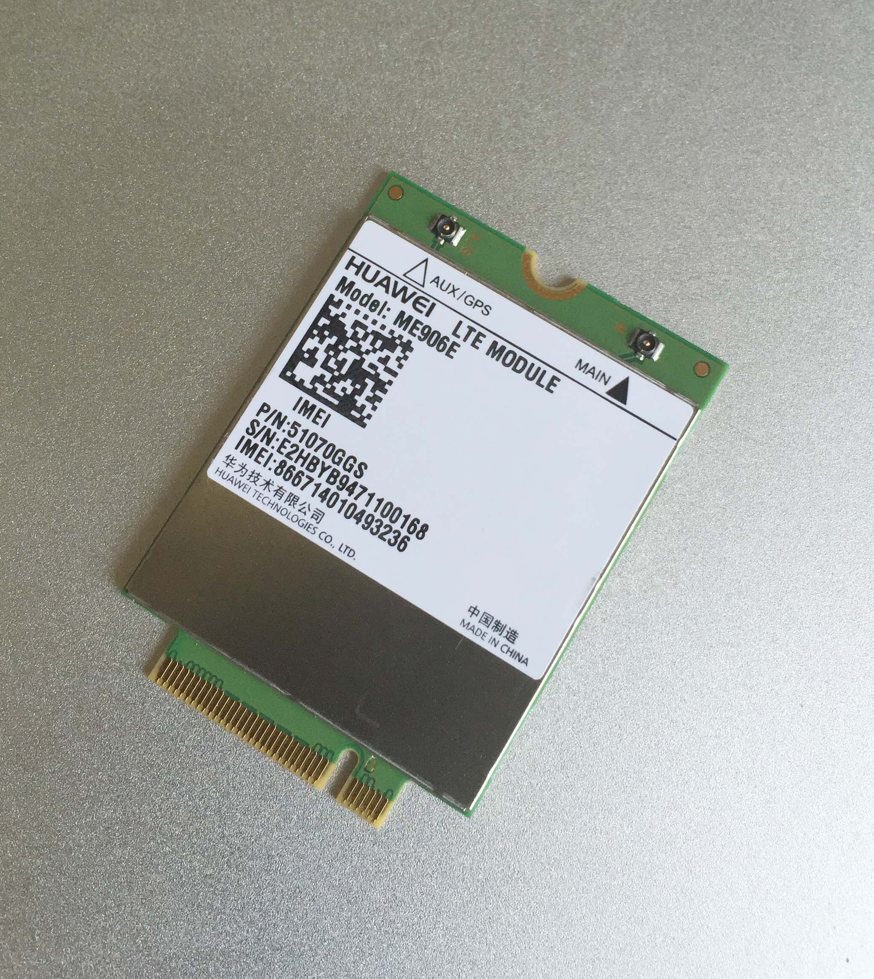 华为ME906E标准版 4G模组M.2 LTE支持FDDNGFF全新原装版本可选-阿里巴巴