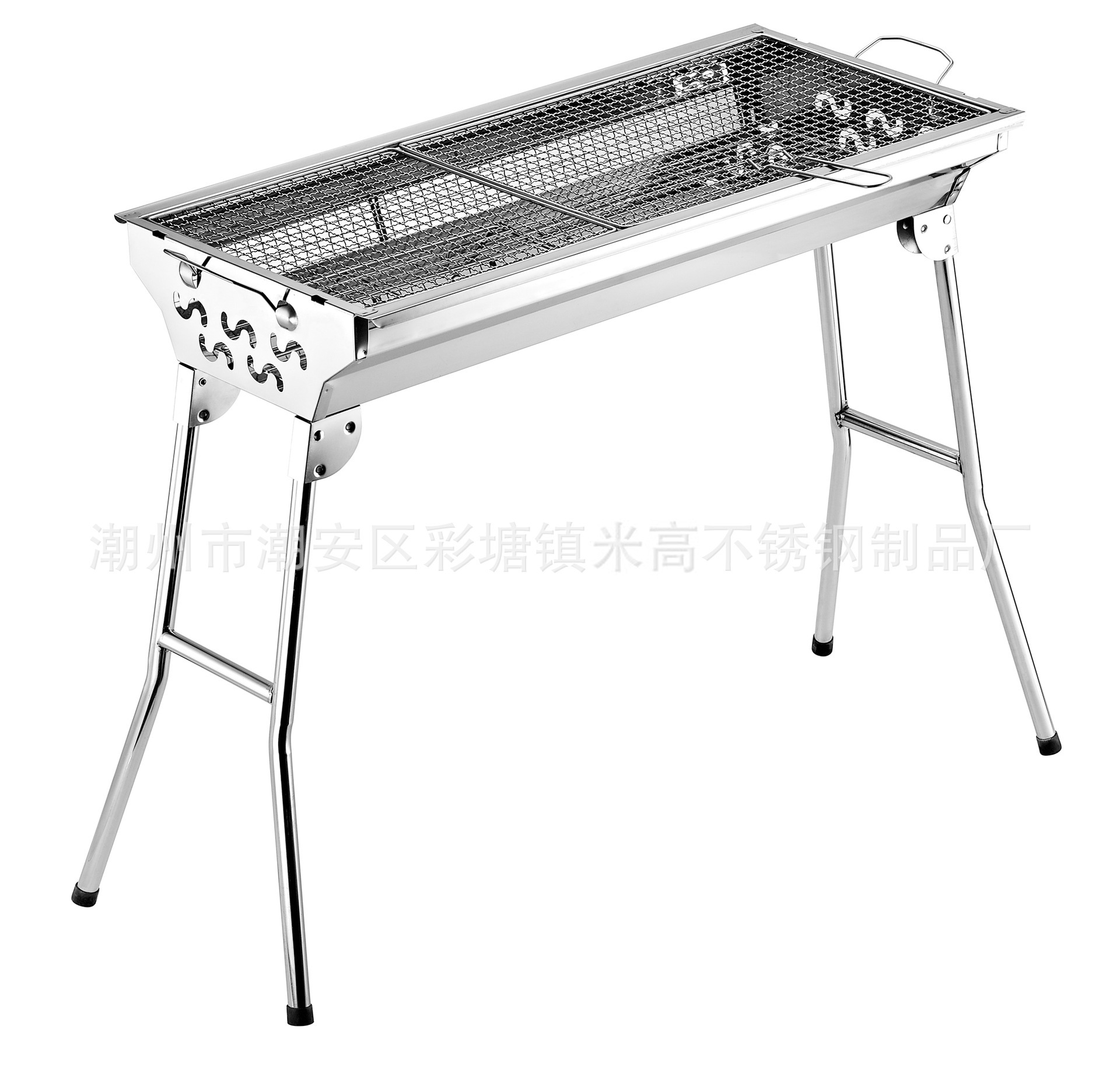 折叠不锈钢烧烤架 户外便携家用烧烤架 木炭烧烤炉 烤鱼炉 BBQ-阿里巴巴