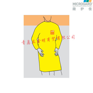 【微护佳Microgard]】3000型 黄色 长袖 围裙，反穿衣 214款-阿里巴巴