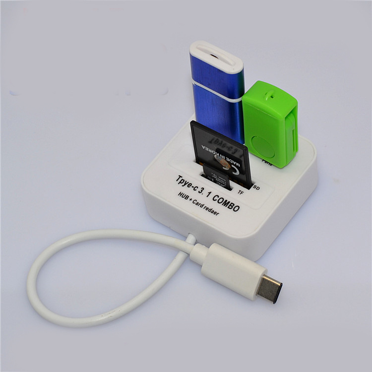 USB 3.1 Type-C COMBO HUB集线器 读卡器 NOKIA平板N1 安卓手机 - 数码批发网
