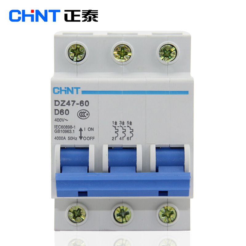 正泰 断路器 空气开关电动机用 DZ47-60 3P D型6A-60A 动力型-阿里巴巴