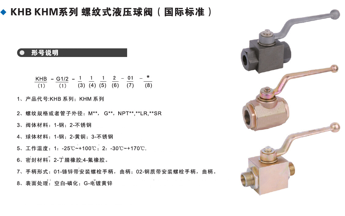 供应304不锈钢高压球阀 螺纹高压球阀 KHB-G3/8球阀 - 阀批发网