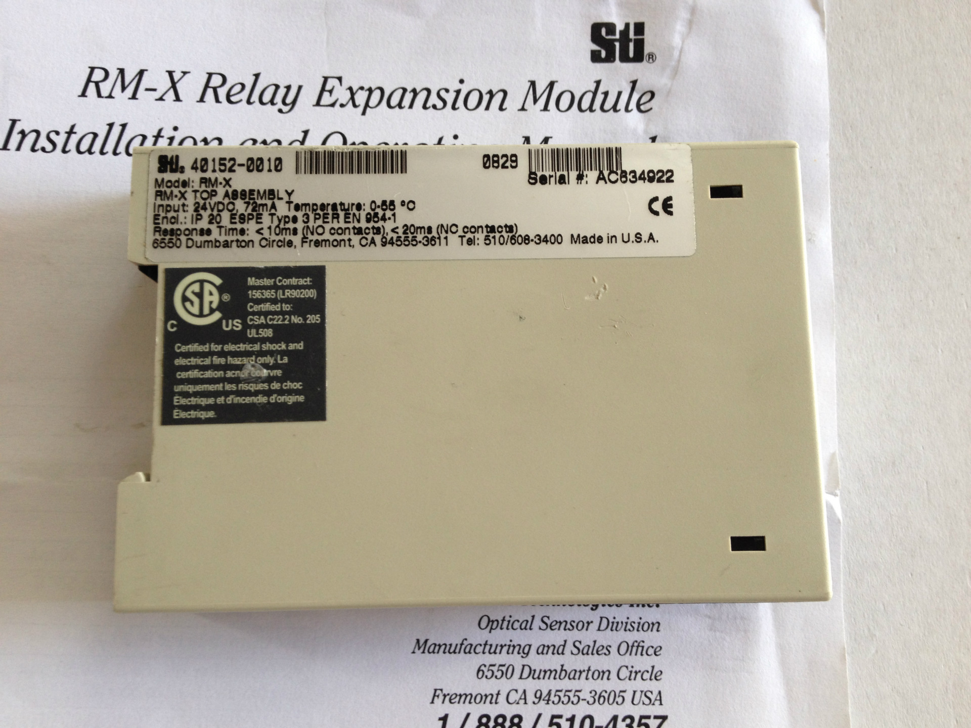 全新 STI安全继电器RM-X 40152-0010-阿里巴巴