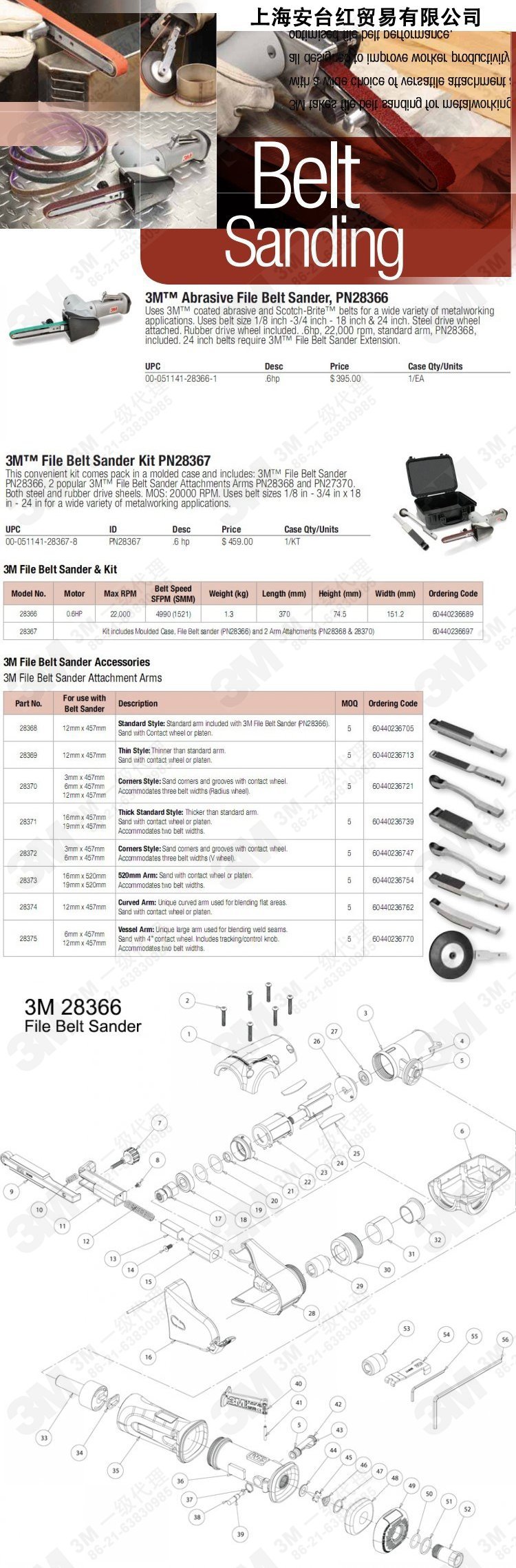 现货 原装 美国3M PN28366/28368 窄带砂带机 打磨机 环带砂纸机-阿里巴巴