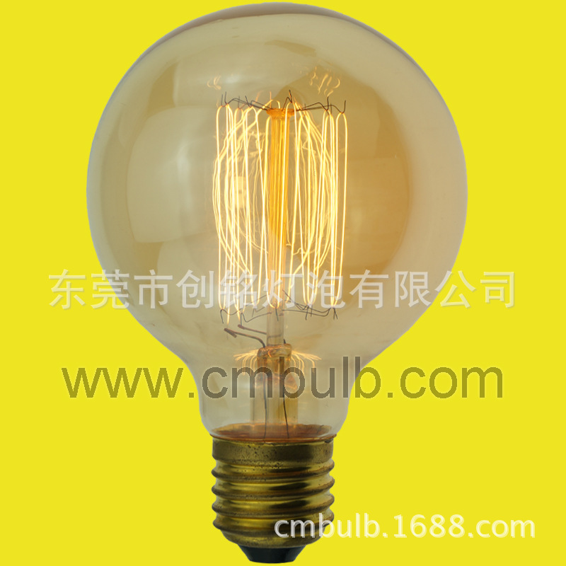 G80 19支 爱迪生灯泡 复古灯泡 仿古灯泡 碳丝灯泡 25W 40W 60W-阿里巴巴