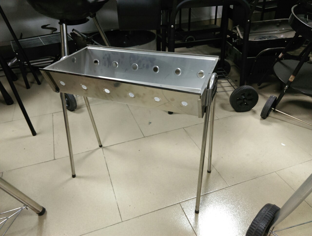 厂家直销 户外折叠烧烤架 BBQ折叠烧烤架 钢板网烧烤架 出口供应-阿里巴巴