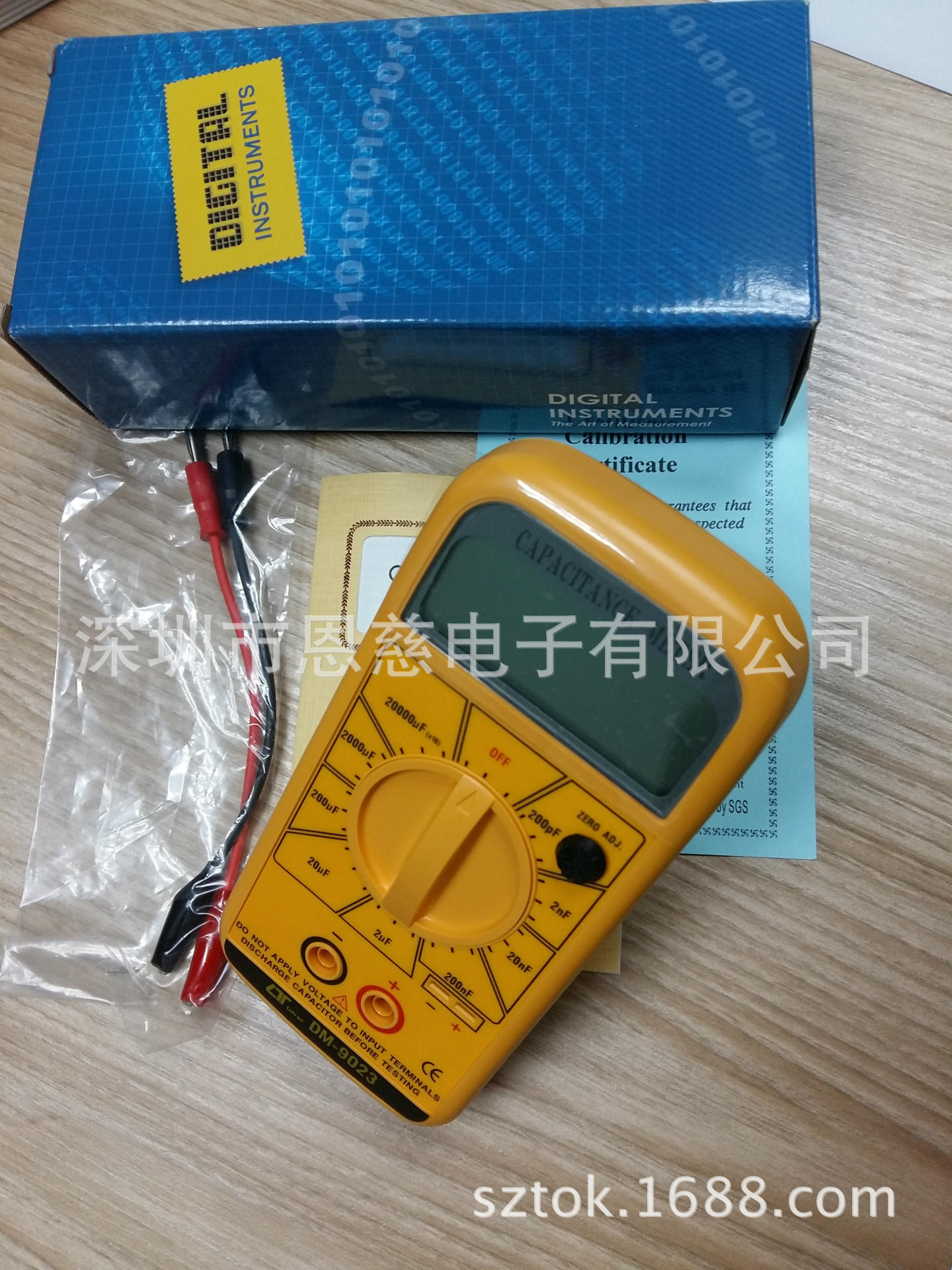 DM9023台湾路昌LUTRON电容表DM-9023输入保护归零调整高精度大屏-阿里巴巴