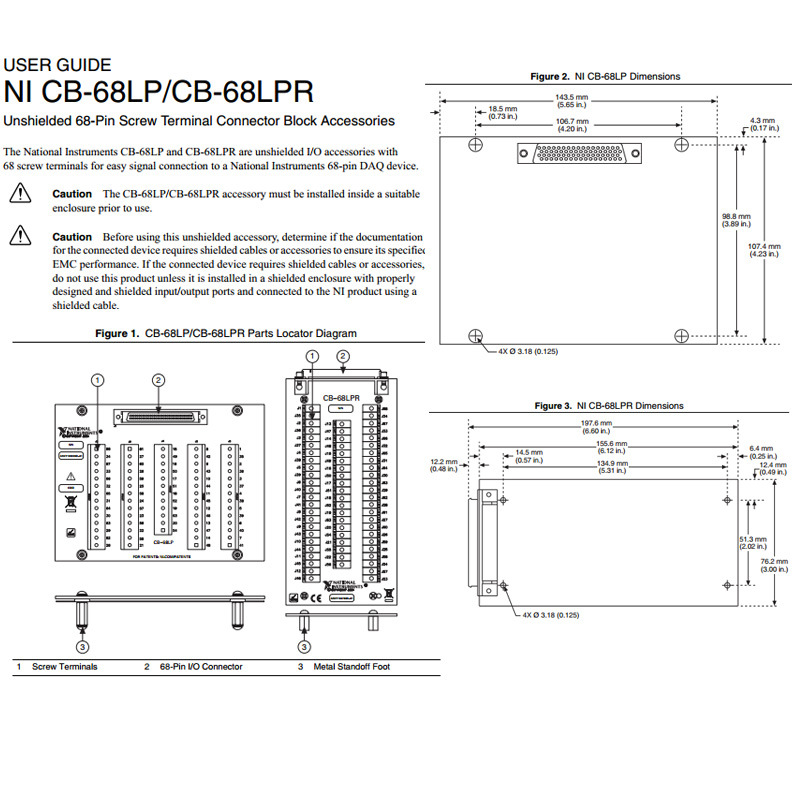 NI CB-68LP非屏蔽68针I/O接线盒777145-01全新正品-阿里巴巴