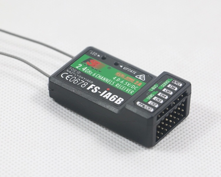 flysky富斯T6 I6 2.4G FS-iA6B新款6通道航模遥控器接收机模型-阿里巴巴