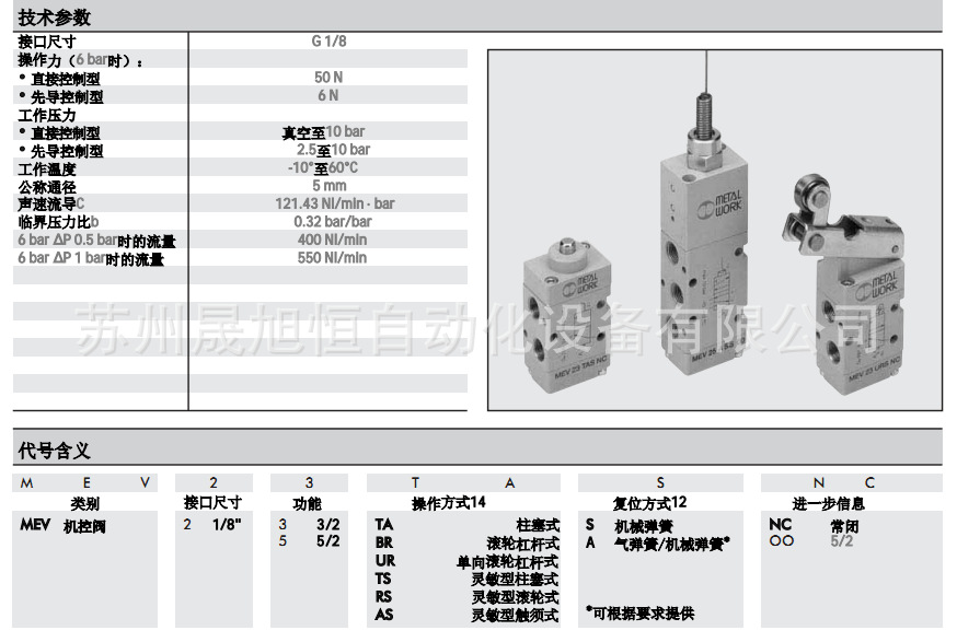 意大利Metal work供应机控阀7001000500 7001000510原装正品-阿里巴巴
