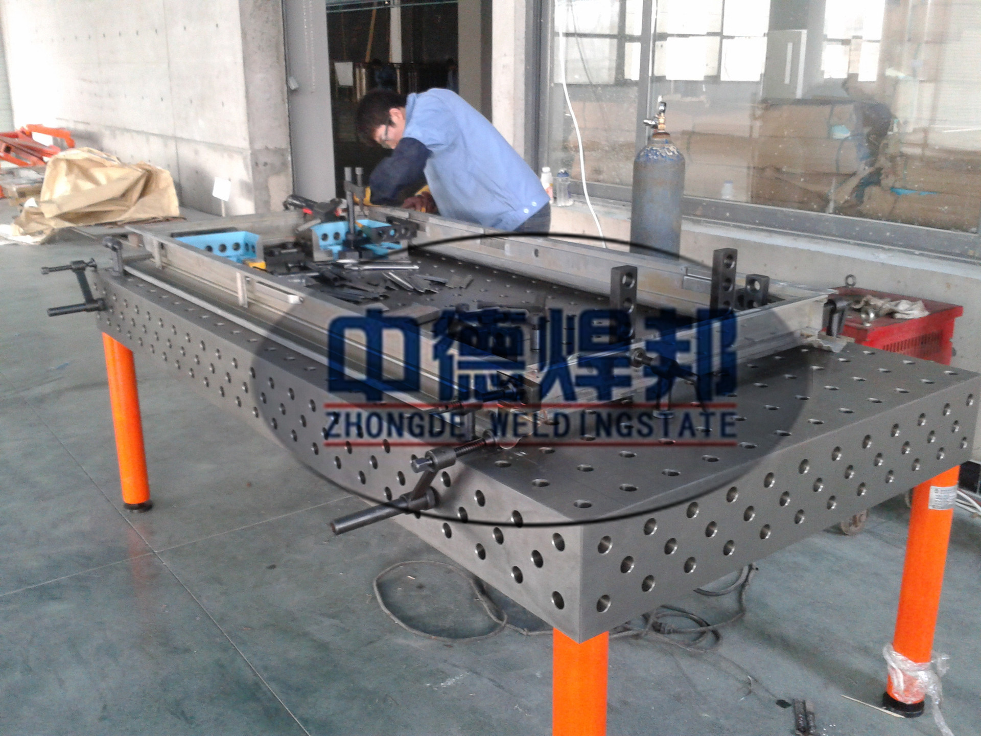 供应铸件钢件 焊接工装 组合工装夹具 柔性焊接平台 焊接工作台-阿里巴巴