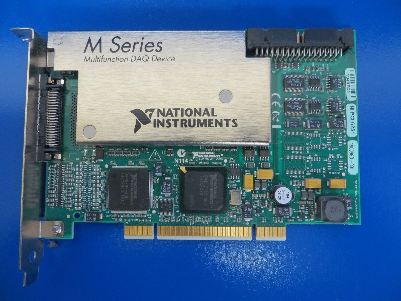 NI PCI-6251数据采集卡多功能高速率DAQ板卡779070-01全新-阿里巴巴
