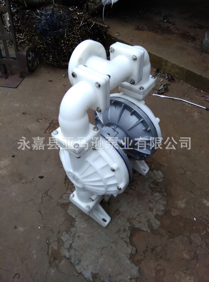 大批量供应亚马逊QBK-100工程塑料配F46全套隔膜泵 气动往复泵-阿里巴巴