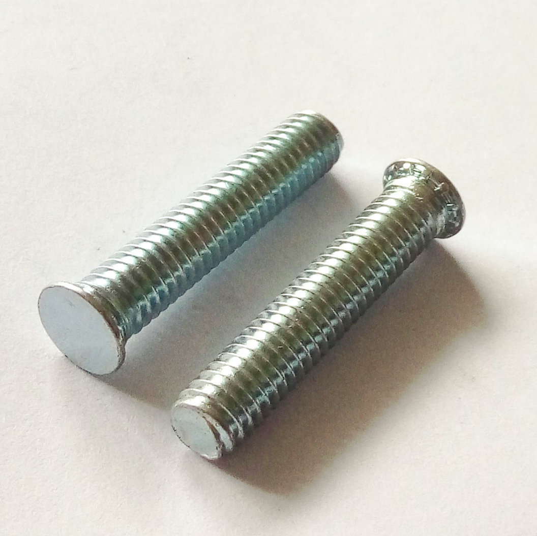 M6镀蓝锌平头压铆螺柱螺丝-阿里巴巴