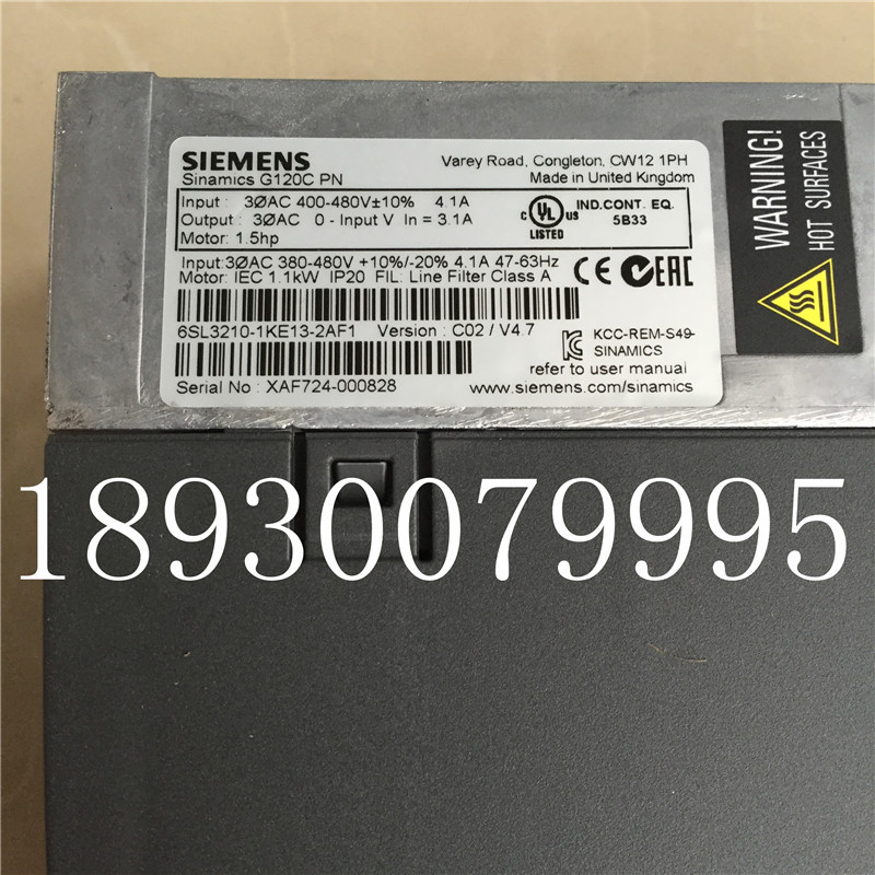 6SL3210-1PE11-8UL1西门子变频器G120系列变频器0.55KW-阿里巴巴