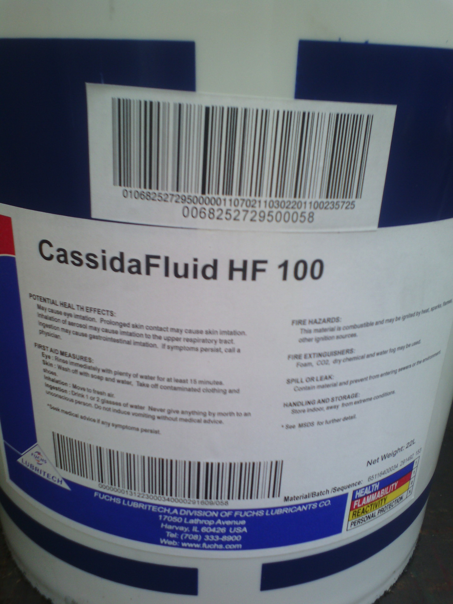 福斯食品级润滑脂，CASSIDA GREASE RLS 2福斯食品级铝基润滑脂 - 油品批发网