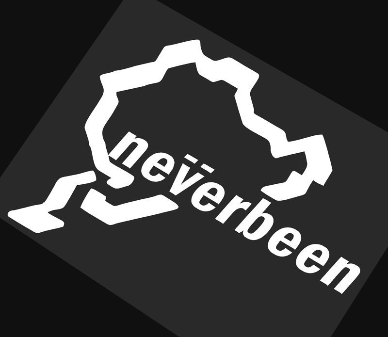 J-182 NEVERBEEN NURBURGRING Funny For Car Decal Sticker-阿里巴巴