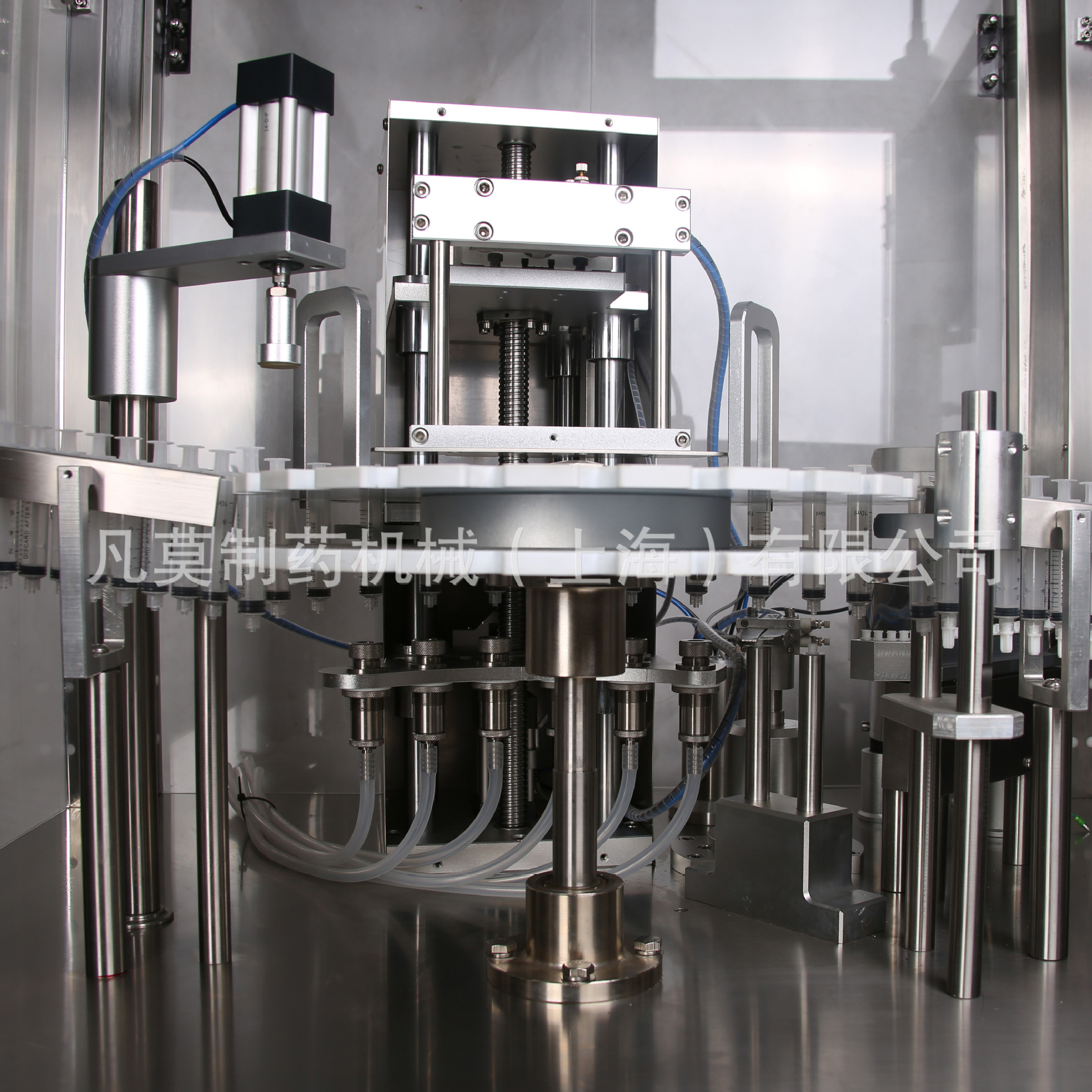 全自动无菌灌装锁盖压盖洁净瓶注射器灌装一体机-阿里巴巴