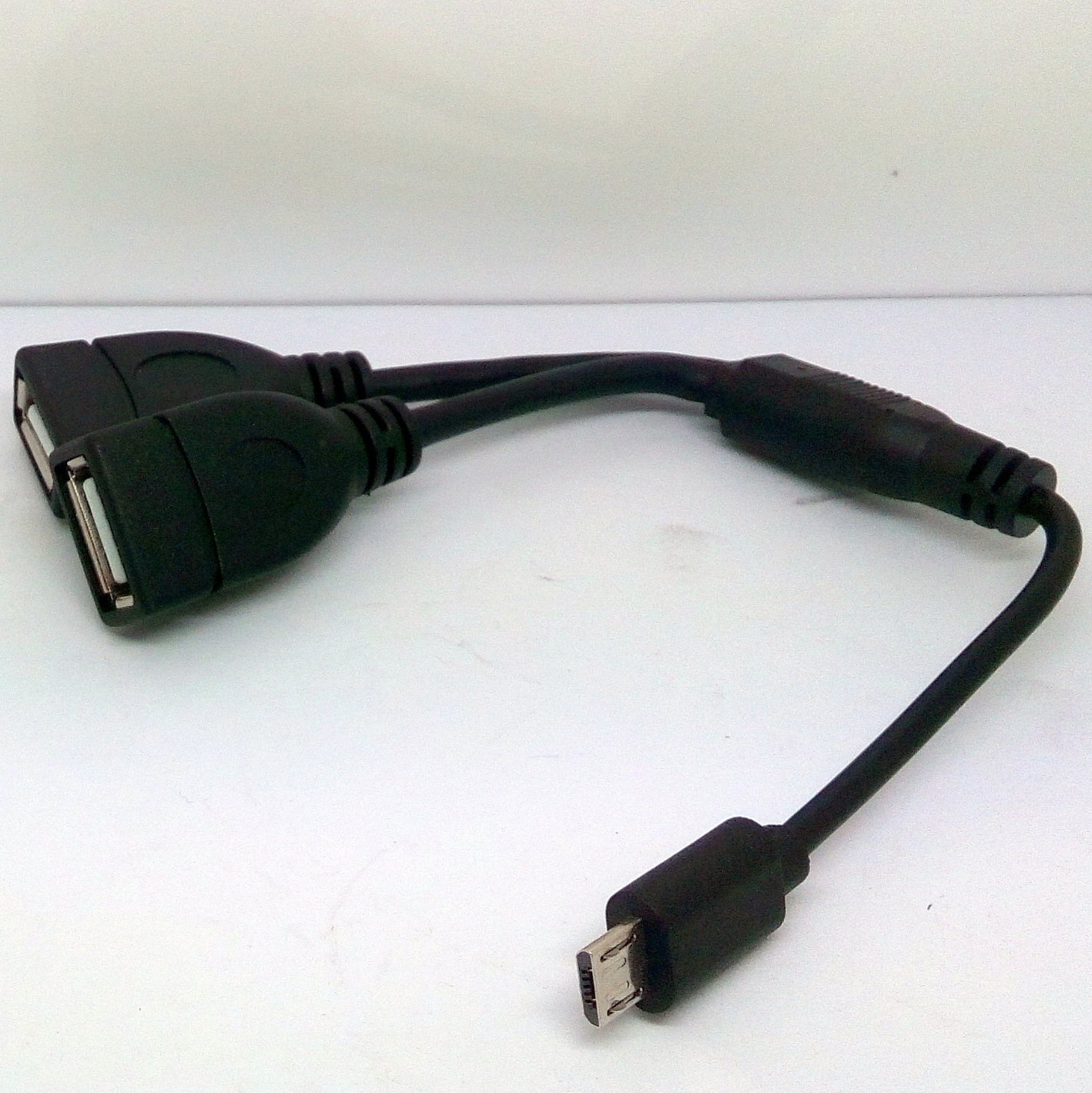 专业生产 Y型OTG线 MICRO 公转两个USB A母 OTG线-阿里巴巴