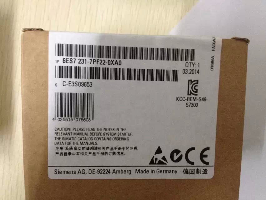 西门子S7-200 EM231 8AI *TC 231-7PF22-0XA0-阿里巴巴