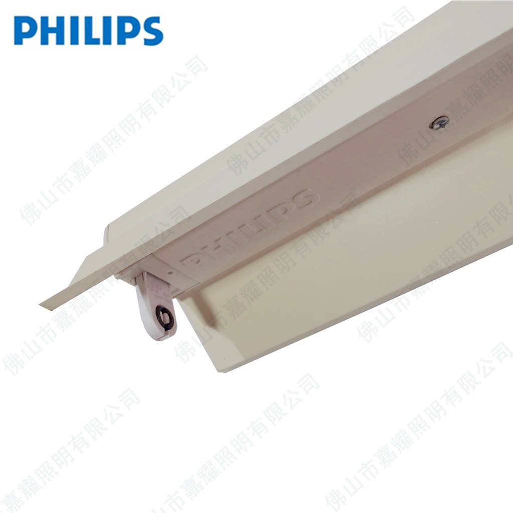 飞利浦日光灯管平盖支架 TMS019 28W 2*28W 带罩双管支架 T5-阿里巴巴