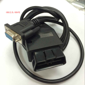 OBD-II 16P M TO DB9P F CABLE OBD转串口连接线DB9 OBD2-DB9-阿里巴巴