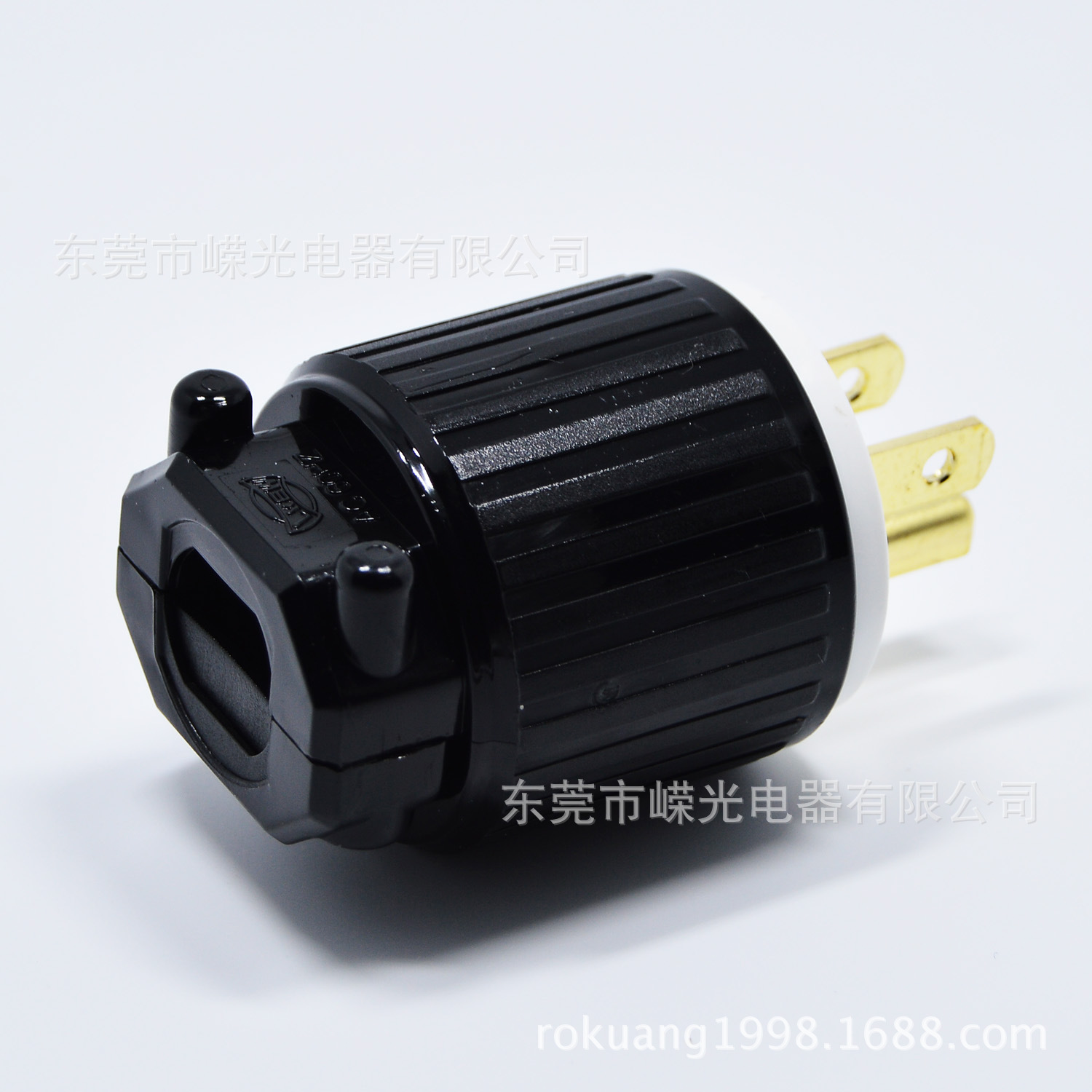LK7515P NEMA直插插头 1 125V UL电源插头 5-15P 美标Y型组装-阿里巴巴