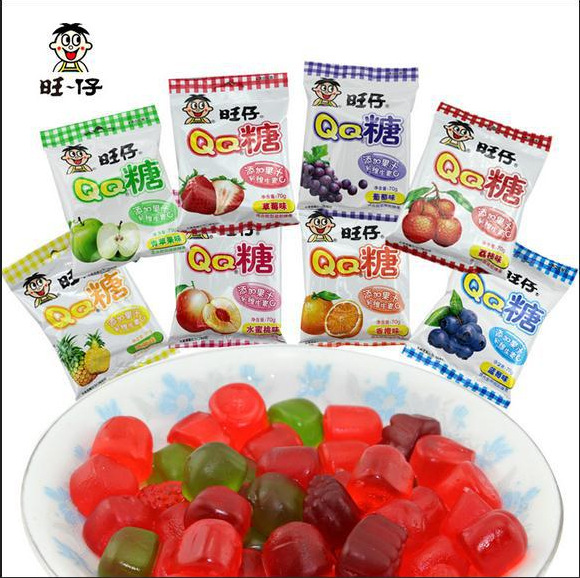 混批旺仔QQ糖70g儿童多味糖果零食批发休闲食品包邮-阿里巴巴