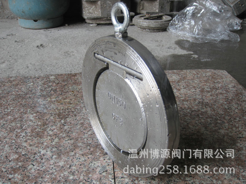 H74H不锈钢对夹止回阀 对夹薄型止回阀 圆盘蝶式止回阀 - 阀批发网