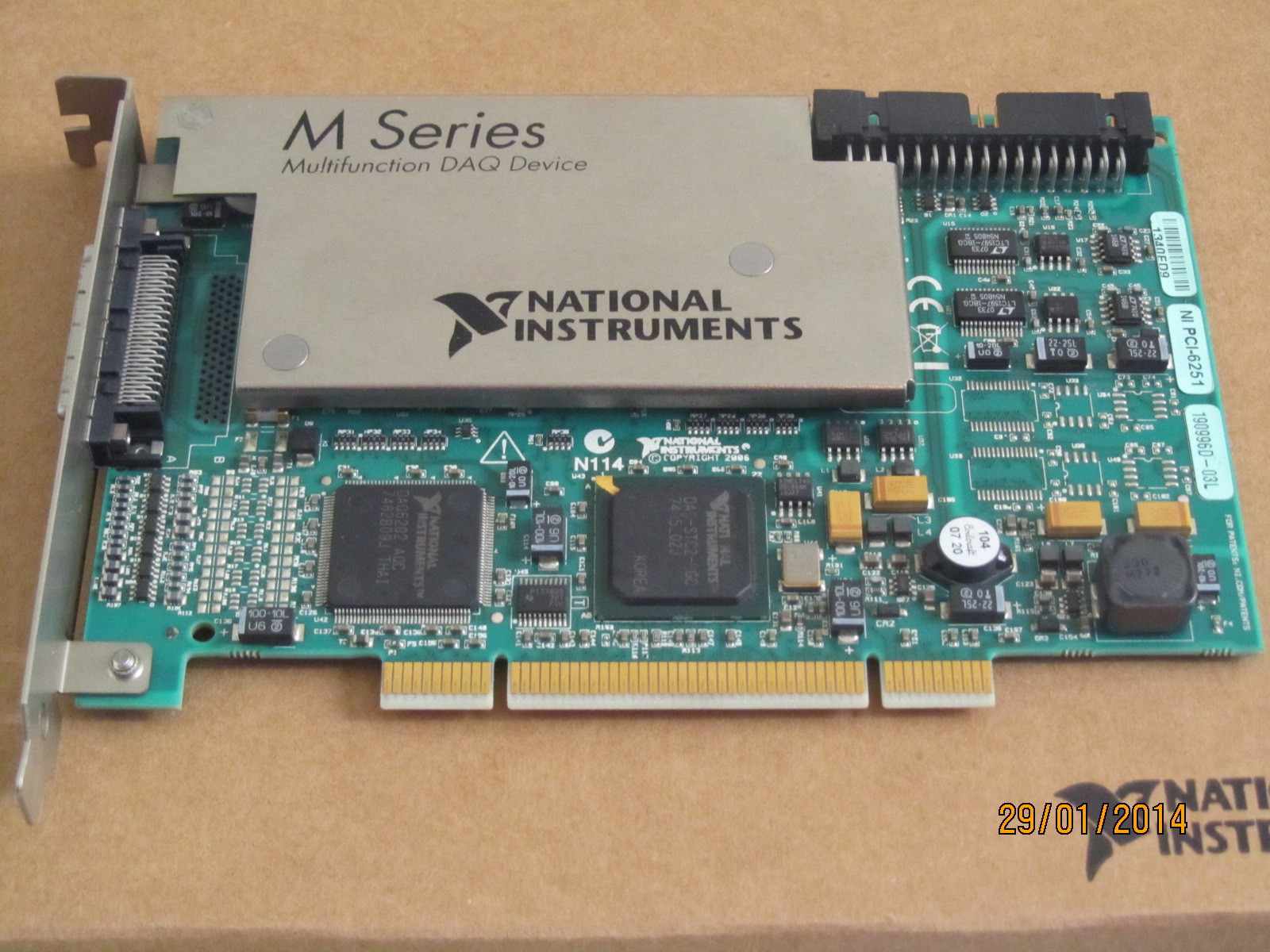 NI PCI-6251数据采集卡多功能高速率DAQ板卡779070-01全新-阿里巴巴