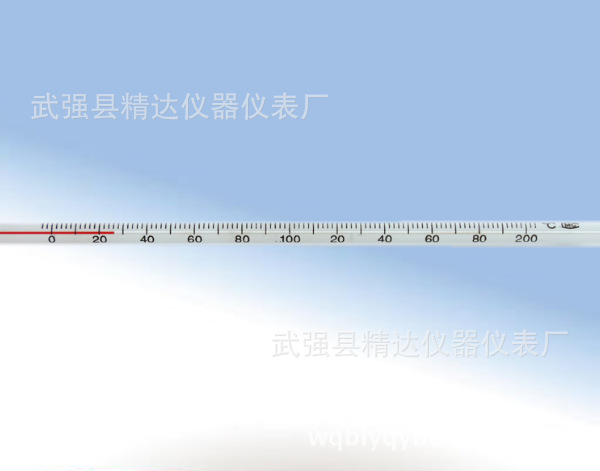 30厘米红液温度计红水温度计 玻璃测温计规格度数齐全0-200-阿里巴巴