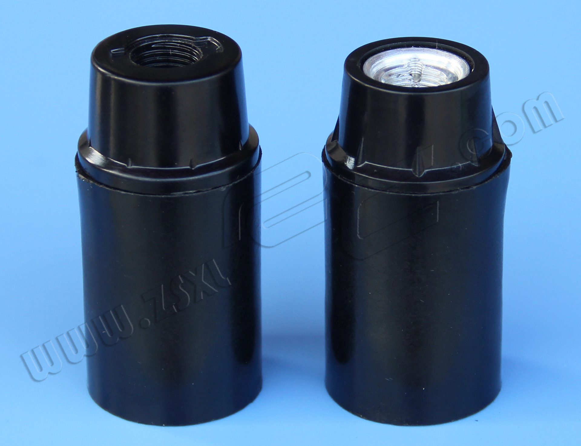 E14半牙电木自锁式罗口灯头 灯座。欧规VDE，CE，澳规SAA，SGS-阿里巴巴