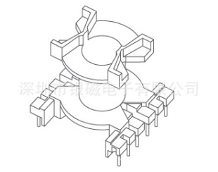 PQ35骨架YC-PQ-3535 6+6P，BOBBIN,厂家直销，变压器骨架底坐-阿里巴巴