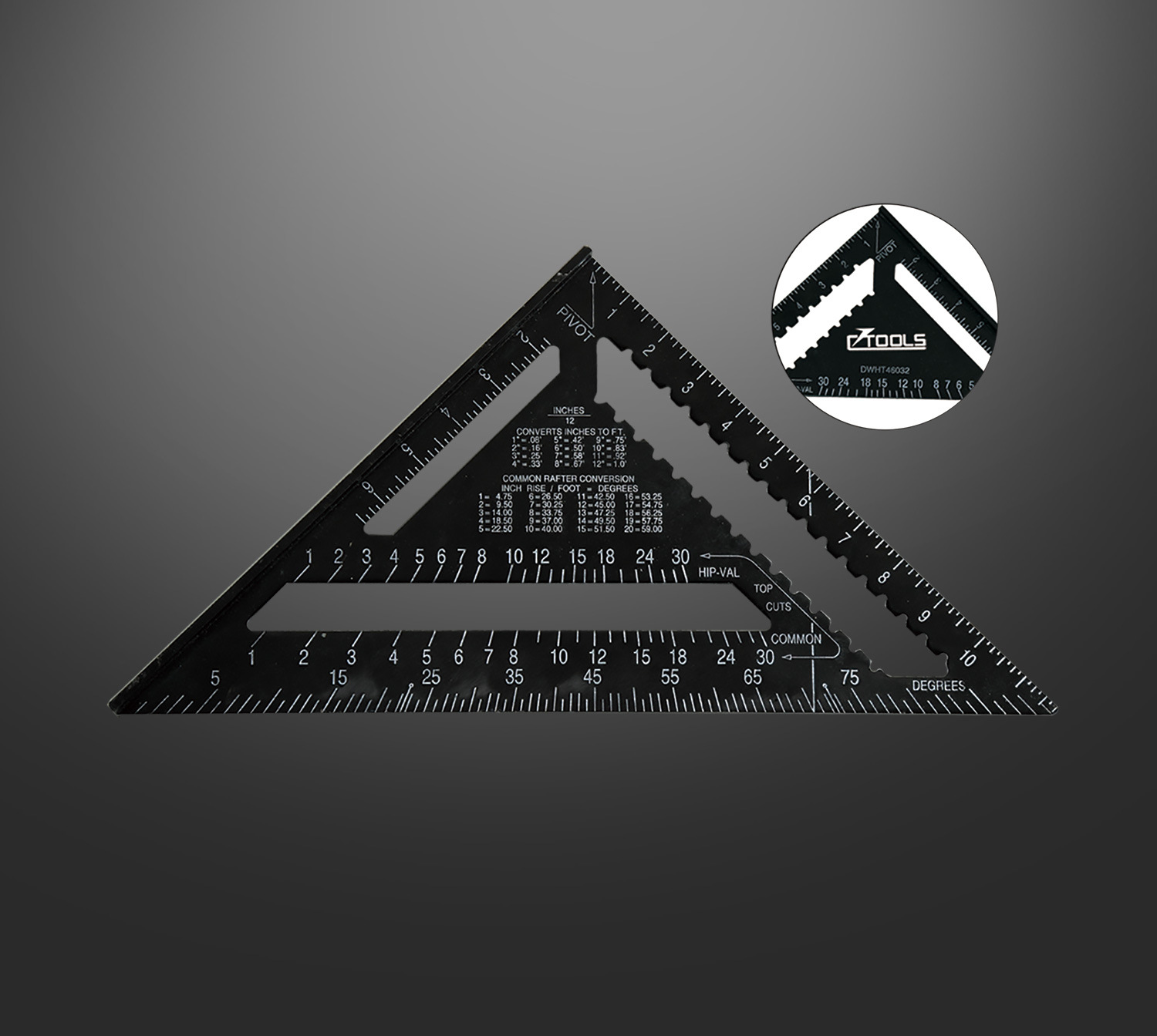 厂家直销铝合金三角板 铸铝三角板 三角尺 三角直尺 - 办公批发网