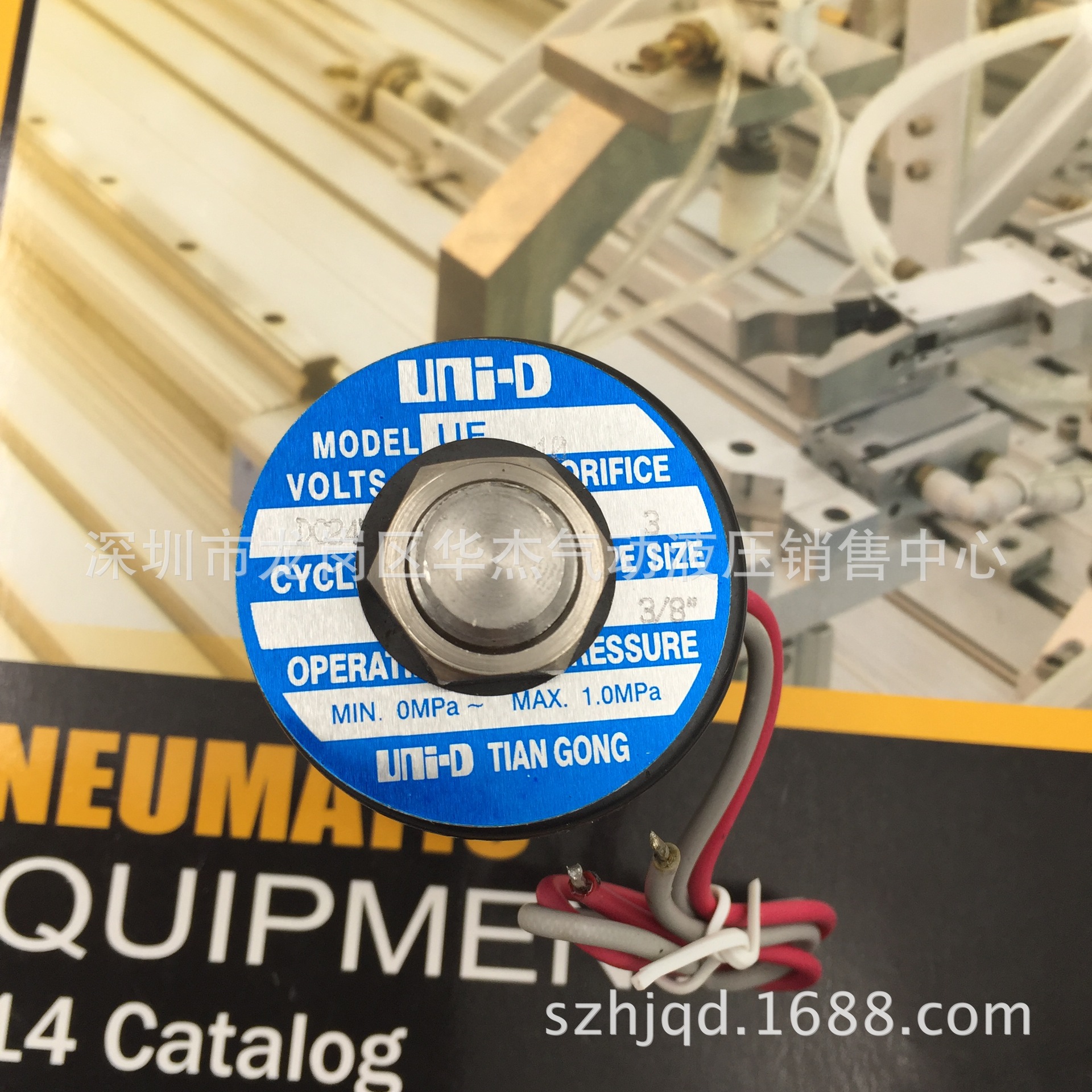 【UNI-D索诺天工】铁氟龙耐腐蚀不锈钢电磁阀高温阀UF-10/UF-10H-阿里巴巴