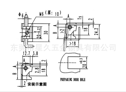 CL230配电开关控制柜门工业铰链 电箱机柜门合页 现货-阿里巴巴