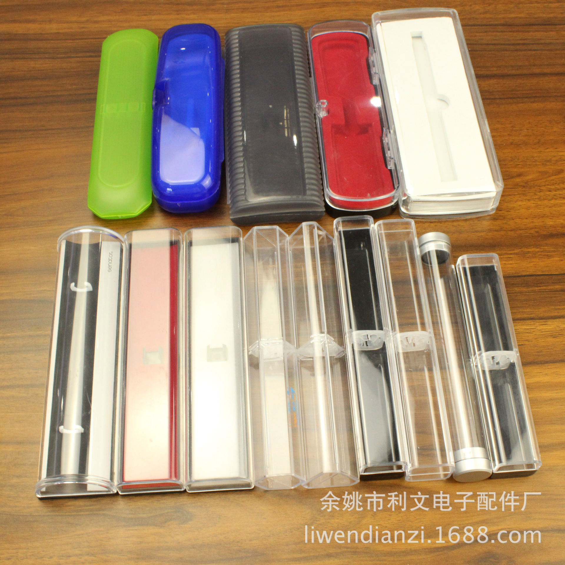 高品质透明塑料笔盒 水钻笔小四方笔盒包装 金属笔高档礼品包装盒-阿里巴巴