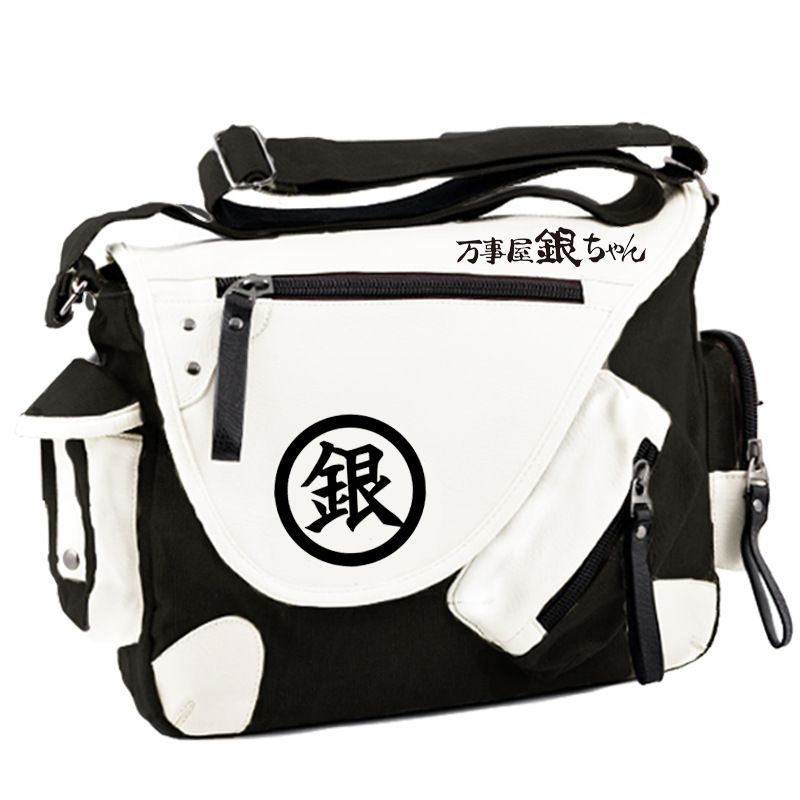 全职高手妖精尾巴黑岩银魂刺客信条白胡子挎包动漫周边单肩书包 - 办公批发网