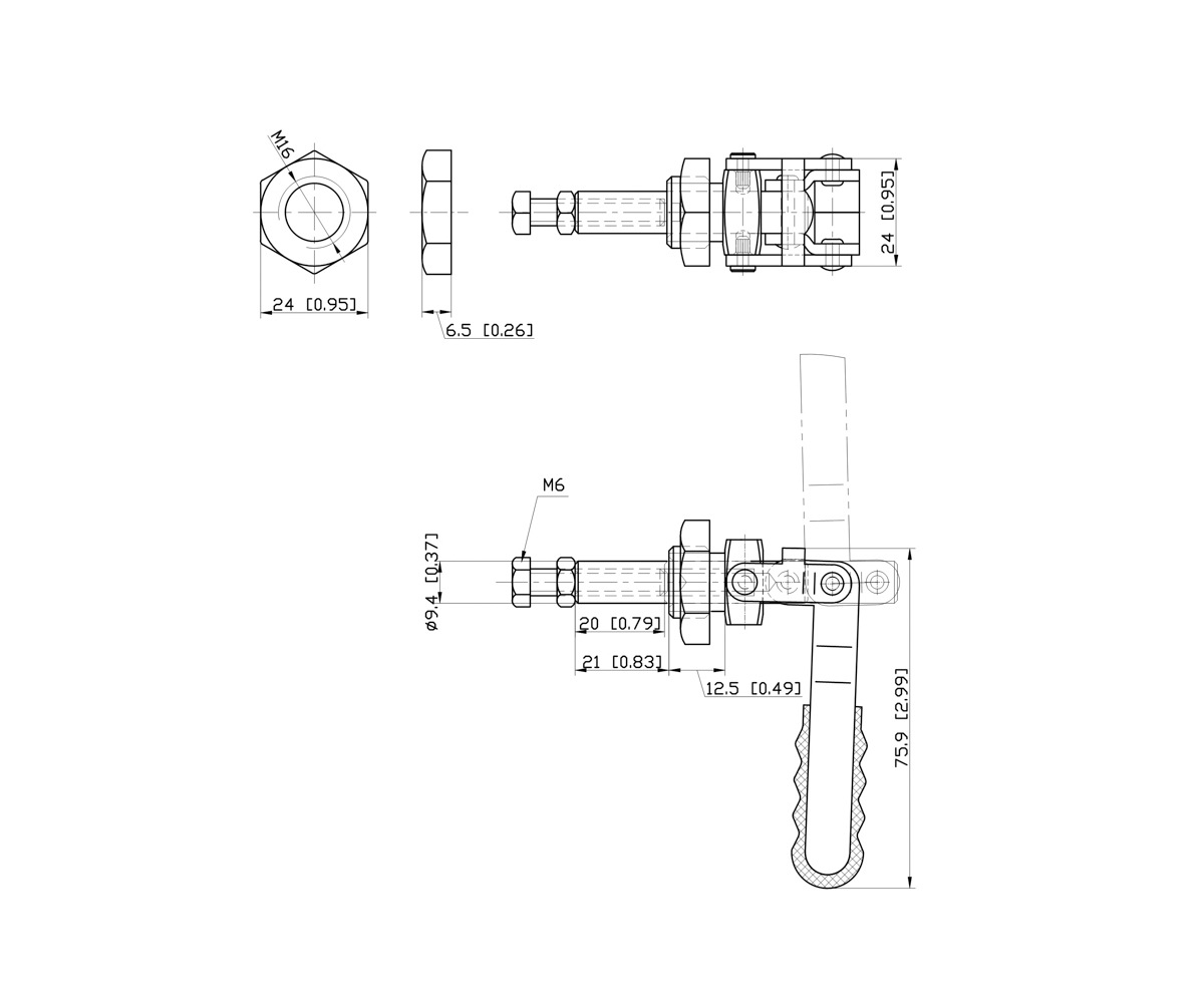 供应 CH-36202M(SS)/CH-36204M(SS)/CH-36224M(SS) 推拉式夹钳-阿里巴巴
