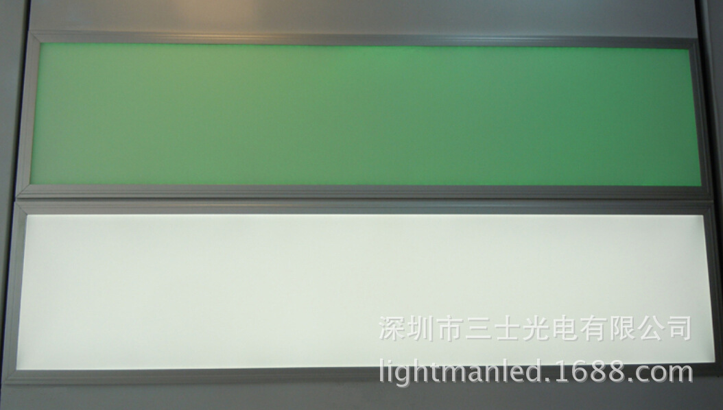 RGBW led面板灯1200x300可吊装调光调色红外无线120x30全彩平板灯-阿里巴巴