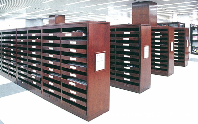 专业生产报刊架 实木报刊架 期刊架 图书馆书架 阅览桌椅 - 办公批发网